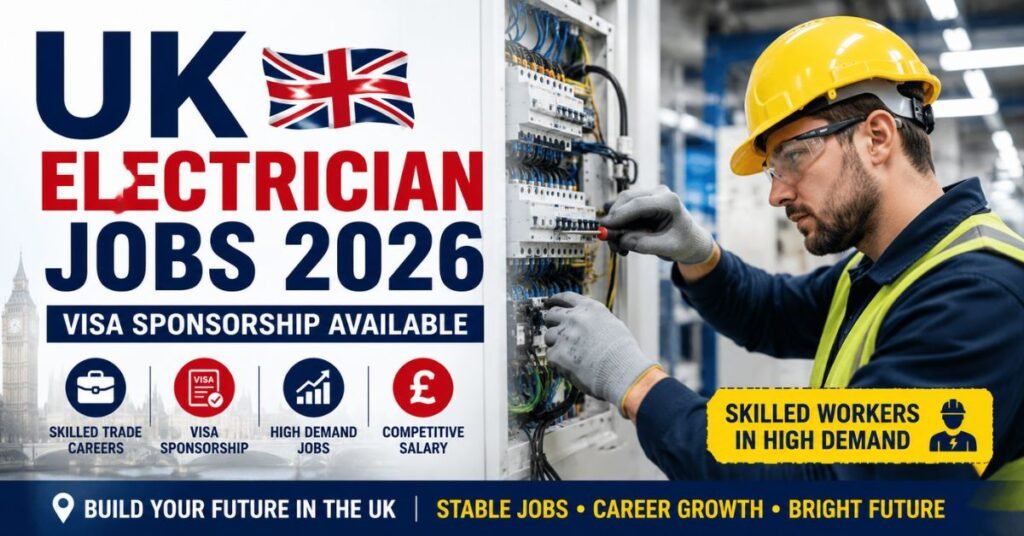 UK Electrician Visa Sponsorship Jobs 2026 – Skilled Trade Careers ...